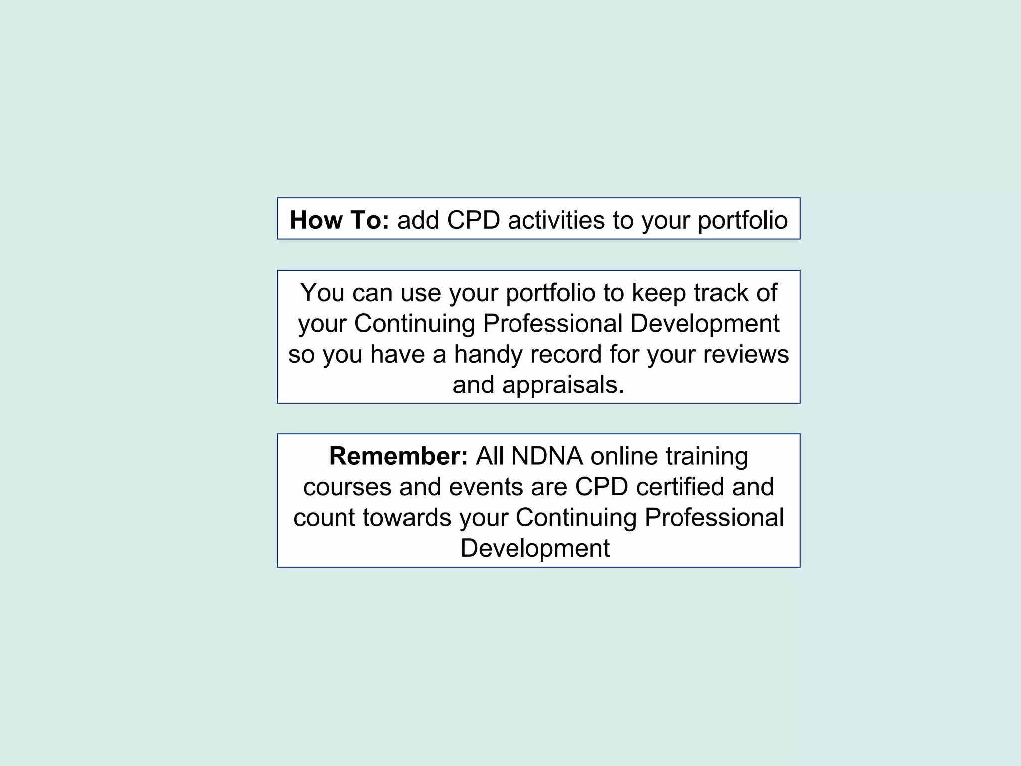 Using your CPD record | PPT