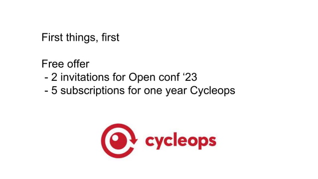 Add Cycleops to your development cycles - Docker Athens meetup.pptx