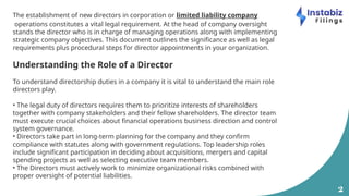 How to Add a Director: A Comprehensive Guide | PPTX