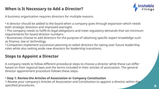 How to Add a Director: A Comprehensive Guide | PPTX