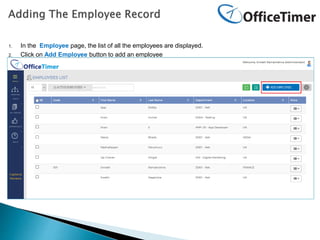 Add edit delete employees in office timer | PPTX | Resume Writing and ...