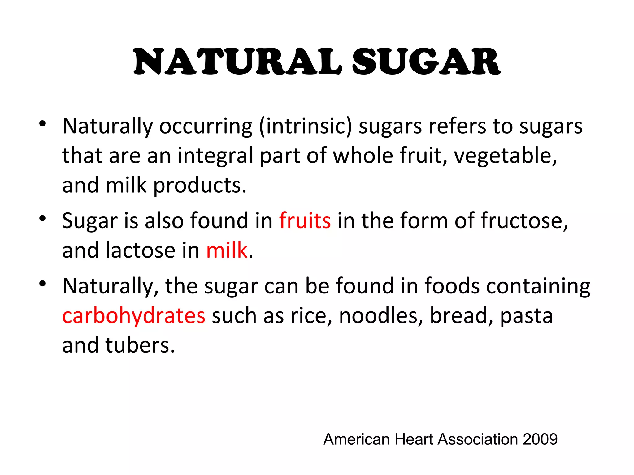 Added sugar, added health risk | PPT