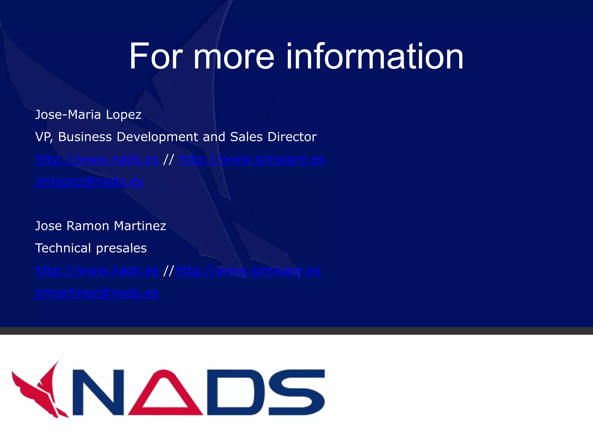 Added value of SimWare | PPT