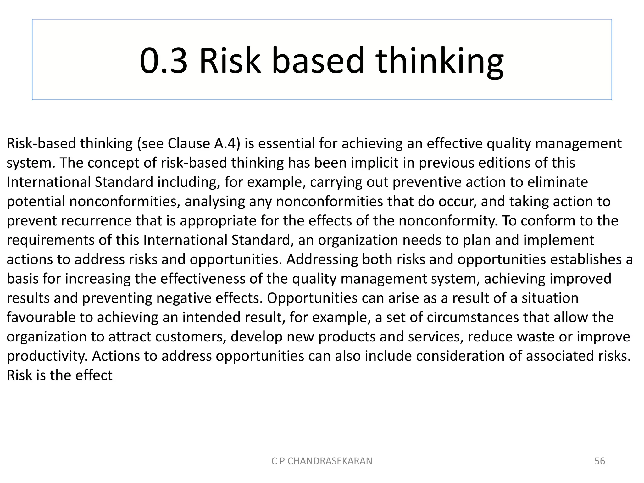 ISO9001:2015 presentation | PPTX