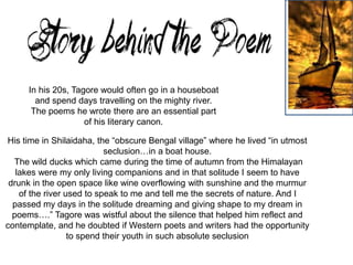 The Golden Boat - Rabindra Nath Tagore | PPTX | Hinduism | Religion ...