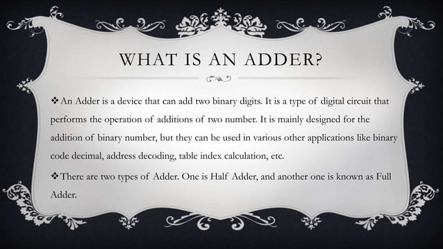 Adders(half aders and full adder with explanation , truth table and ...