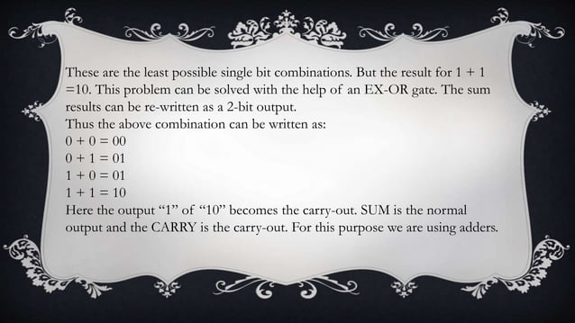 Adders(half aders and full adder with explanation , truth table and ...