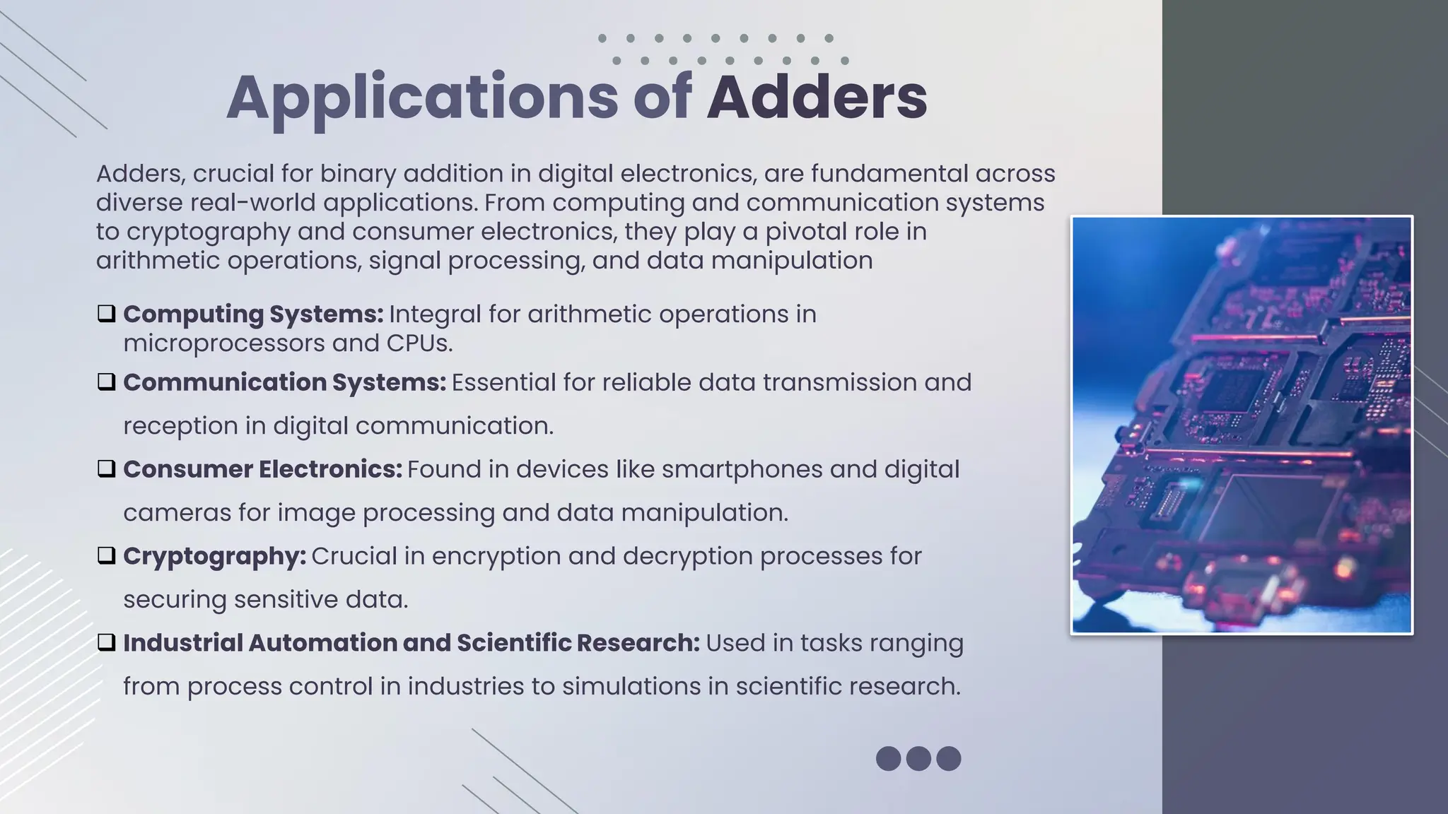 ADDERS IN DIGITAL ELECTRONICS (DE) BY RIZWAN | PDF