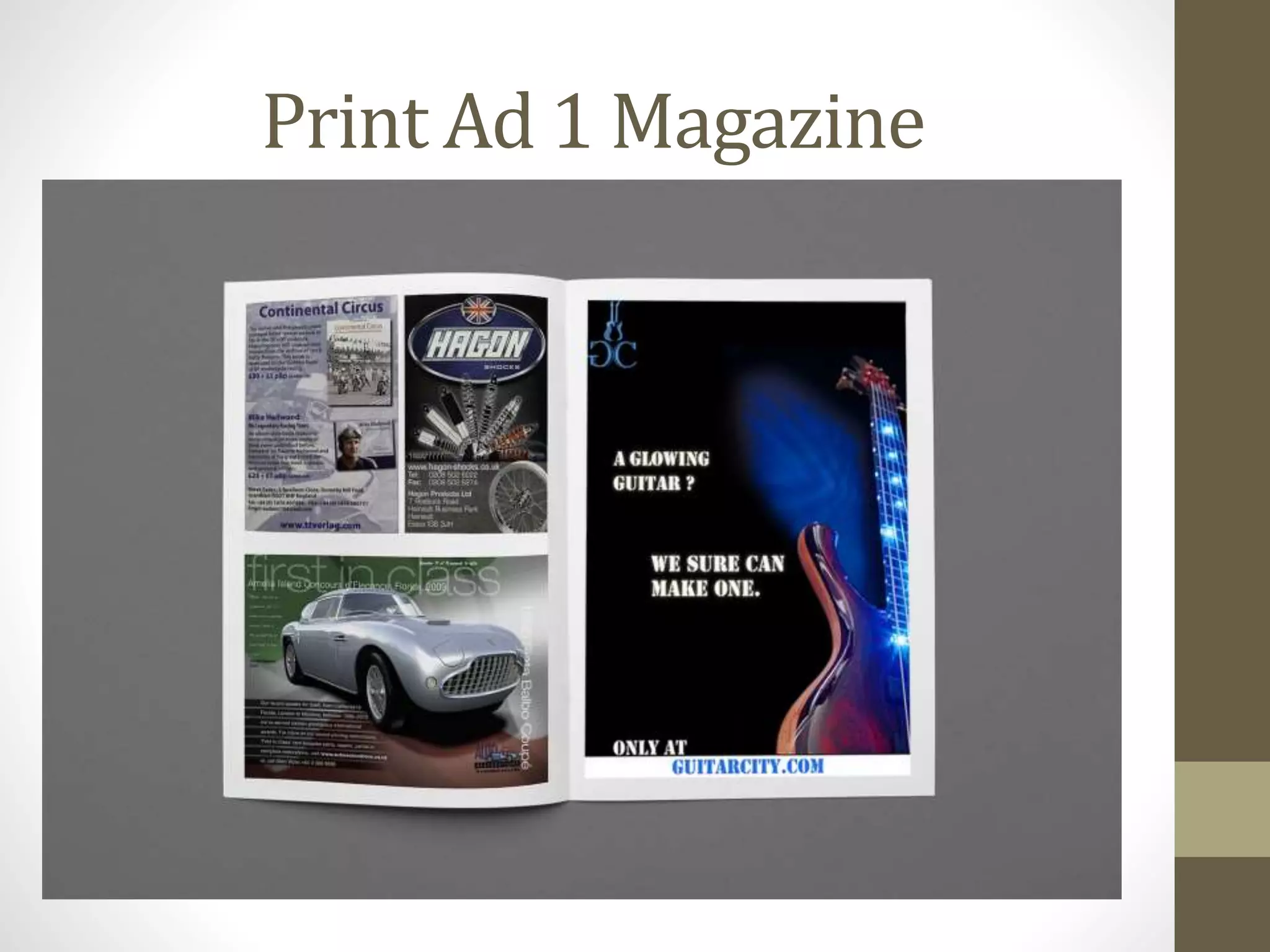 Ad Design Campaign Portfolio | PPTX