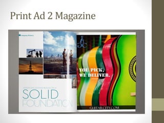 Ad Design Campaign Portfolio | PPTX | Advertising Industry | Industries