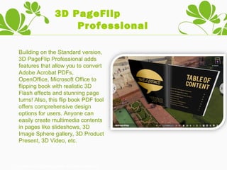 Add flash to your flipbook by using 3 d pageflip professional | PPT