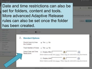 Introduction to Adding Content Folders in Blackboard Learn 9.1 | PPTX