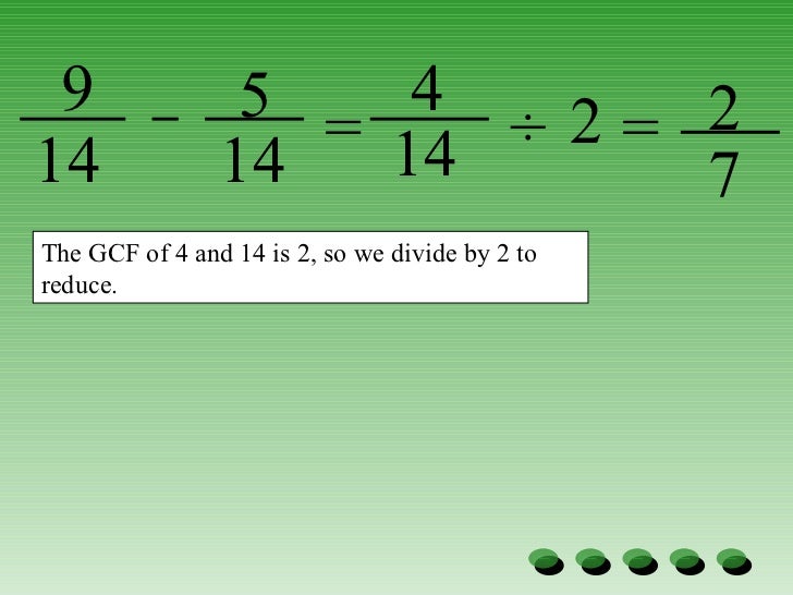 Add Fractions Like den Add Fractions Like den
