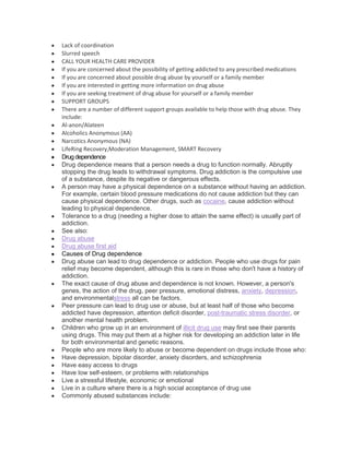 Addiction | DOCX
