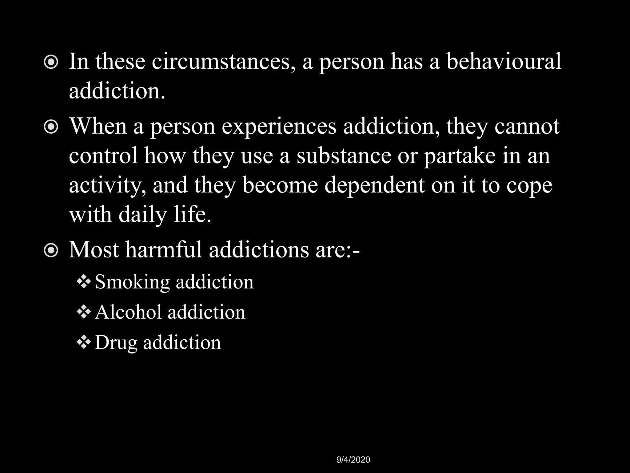 Addiction | PPTX