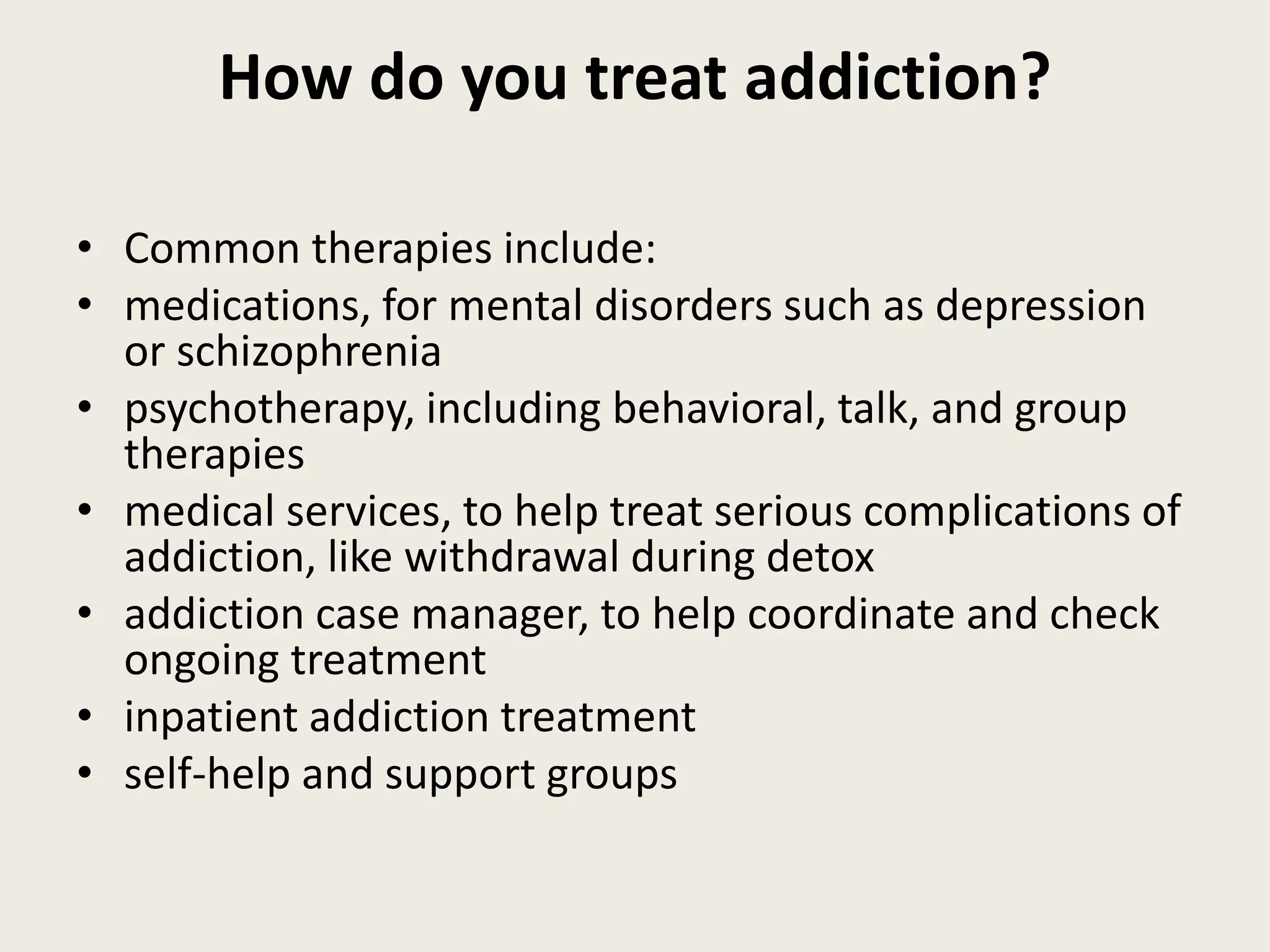 Addiction | PPTX