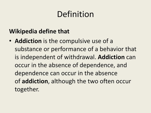 Addiction | PPTX | Illegal Drugs, Tobacco, eCigarettes, Vaping, Alcohol ...