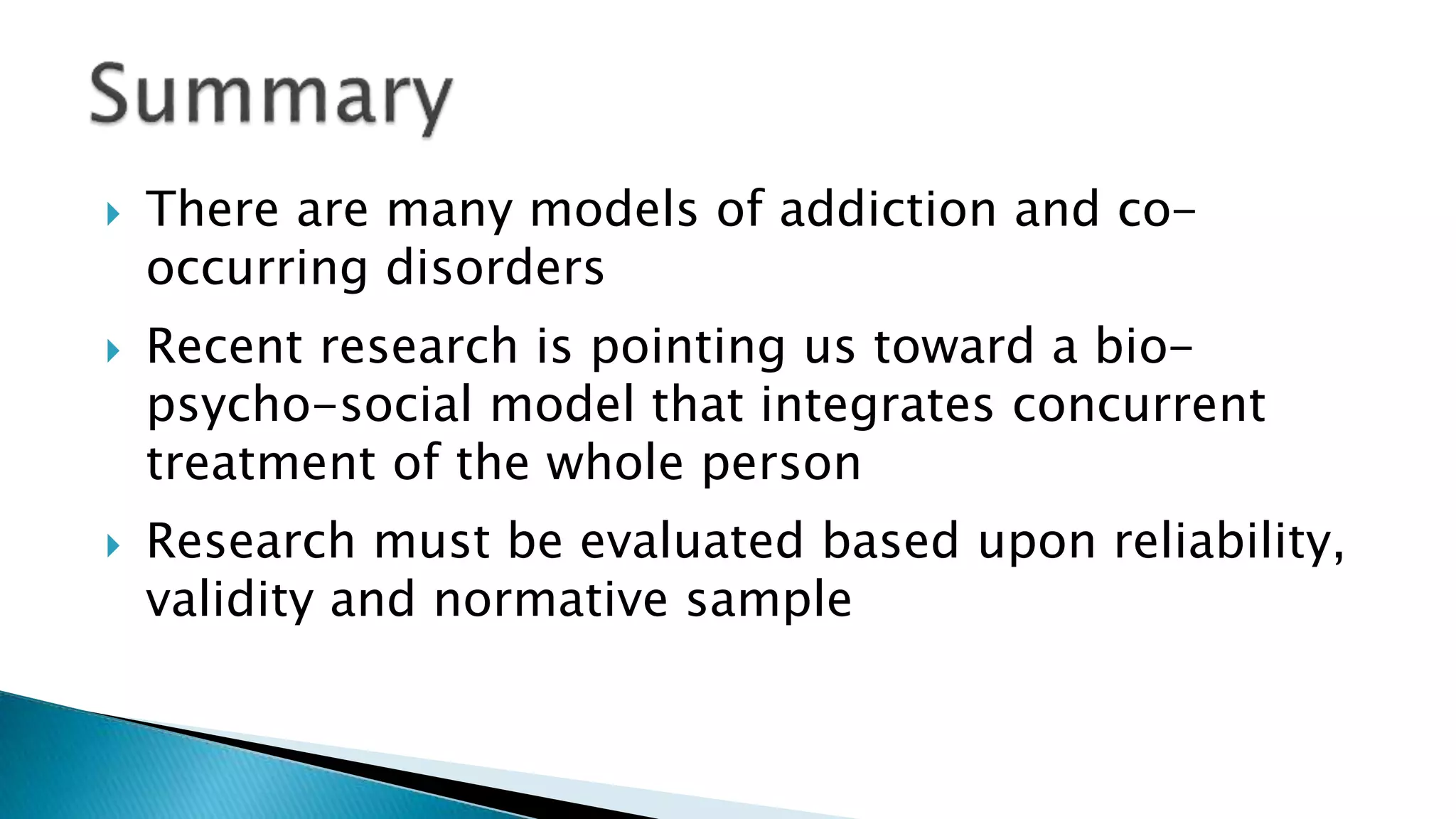 Theories of Addiction | PPTX