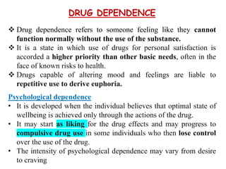 Addiction, Dependence, Tolerance, Allergy.pptx
