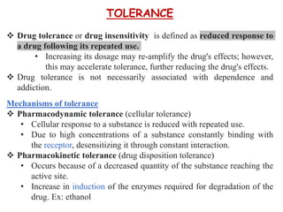 Addiction, Dependence, Tolerance, Allergy.pptx