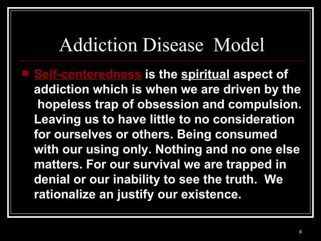 Addiction disease model | PPT | Substance Abuse | Diseases and Conditions
