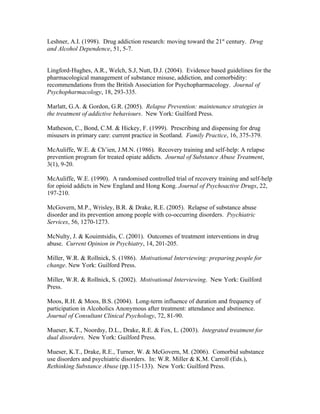 Addiction Essay | DOC