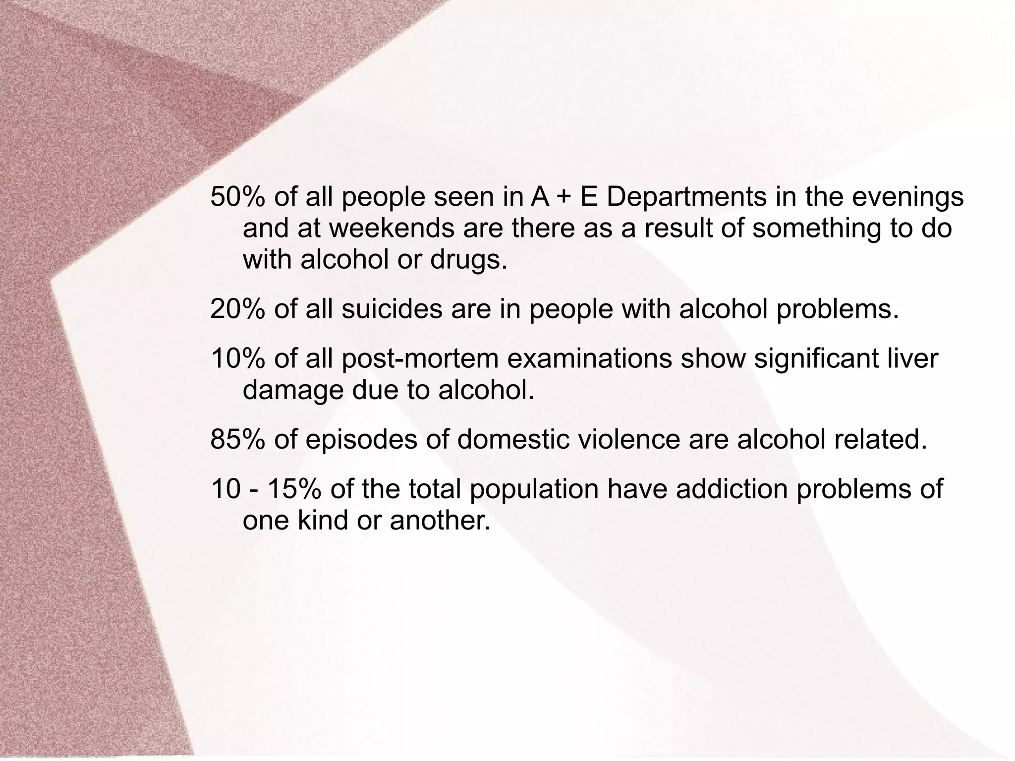 Addiction in numbers | PPT