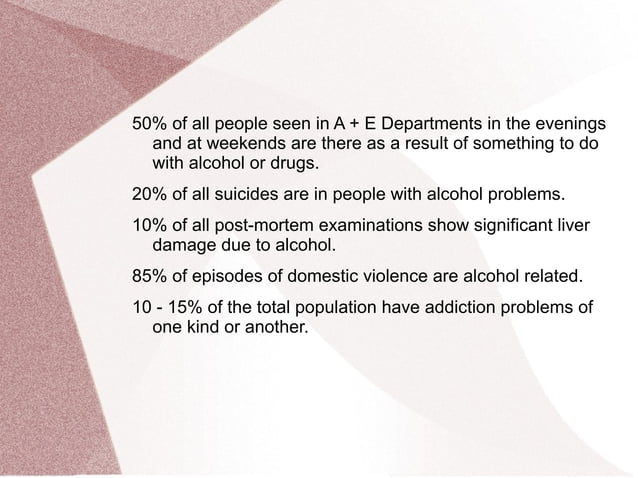 Addiction in numbers | PPT