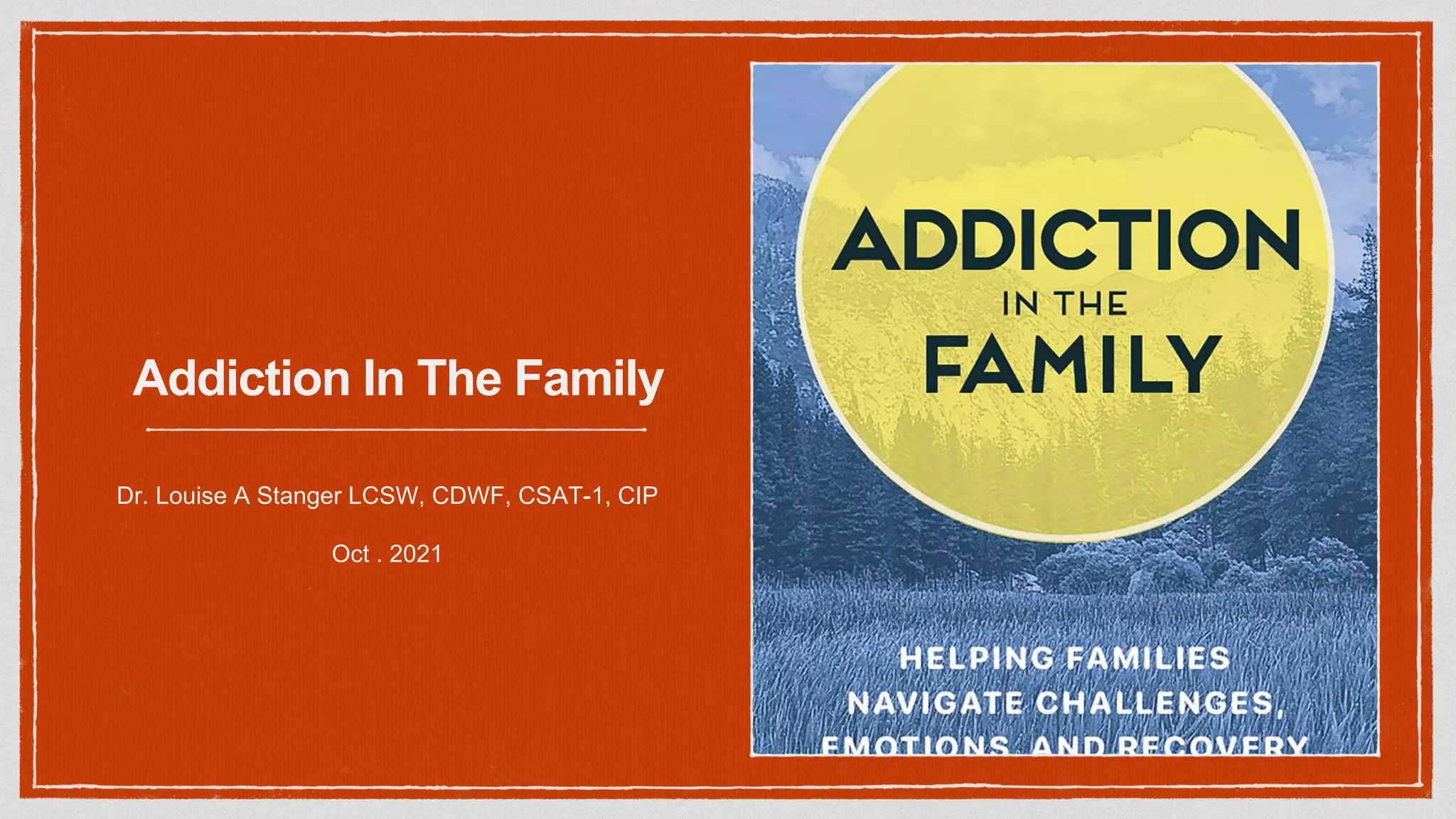 Addiction In The Family | PPTX