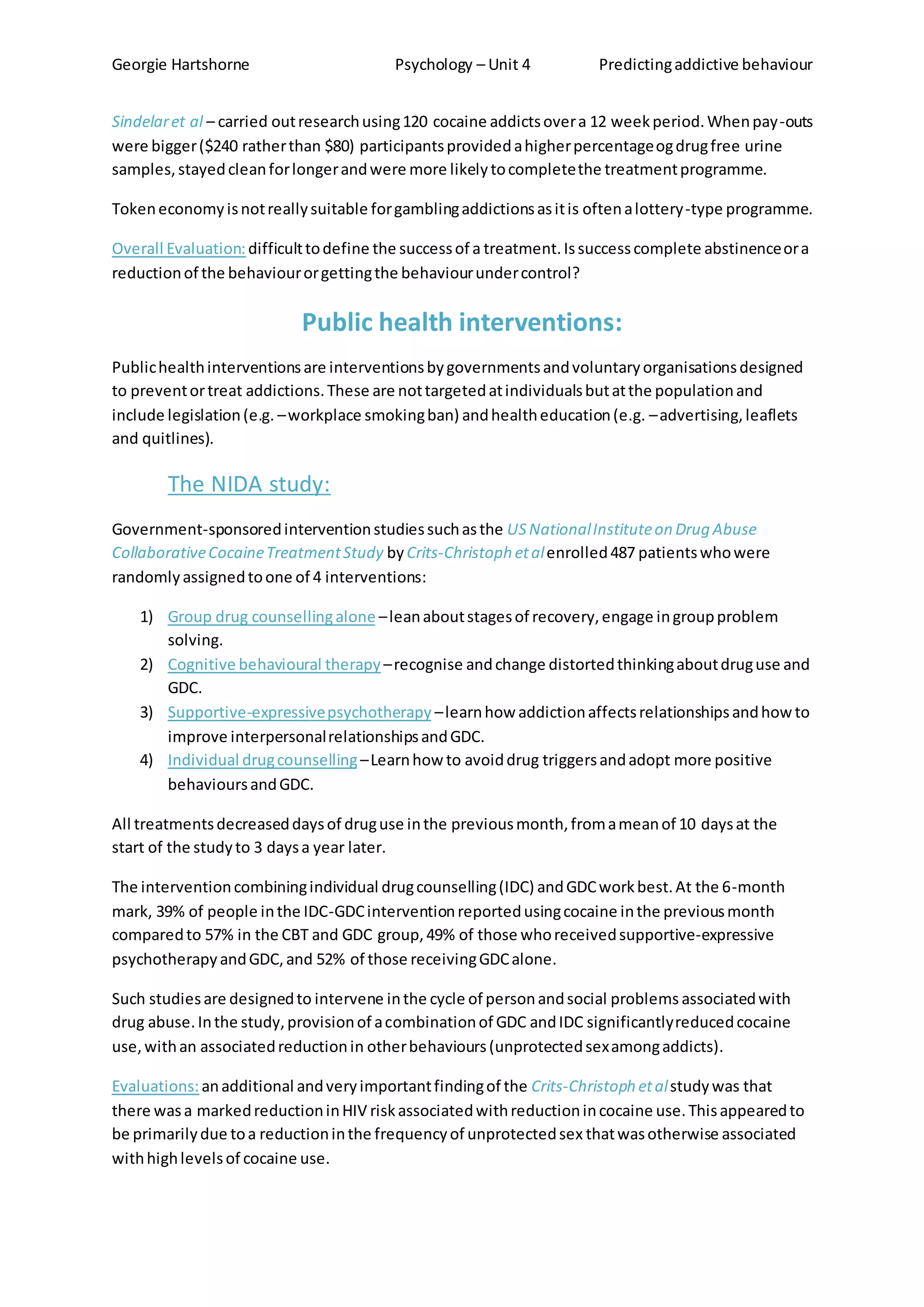 Addiction – predicting addictive behaviour | PDF