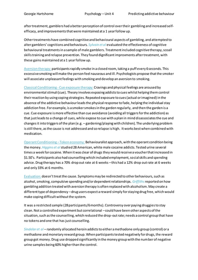 Addiction – predicting addictive behaviour | PDF