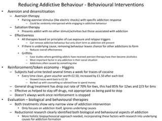 AQA A2 Psychology Addiction Revision | PPTX