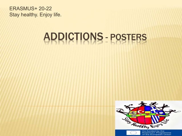 Addictions posters | PPT