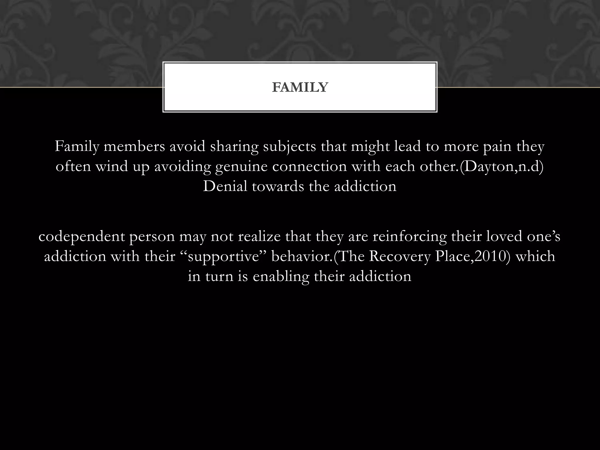 Addictions presentation | PPTX