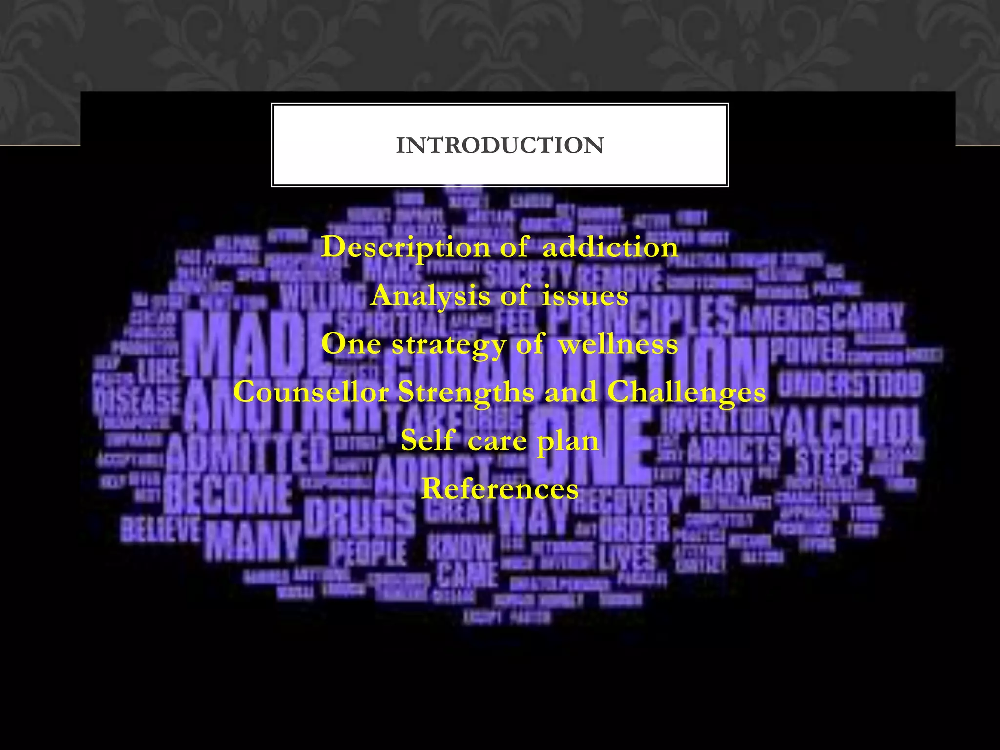 Addictions presentation | PPTX