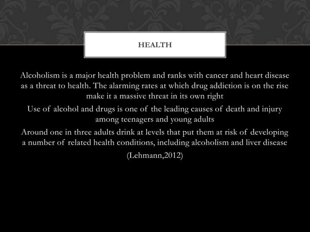 Addictions presentation | PPTX | Substance Abuse | Diseases and Conditions