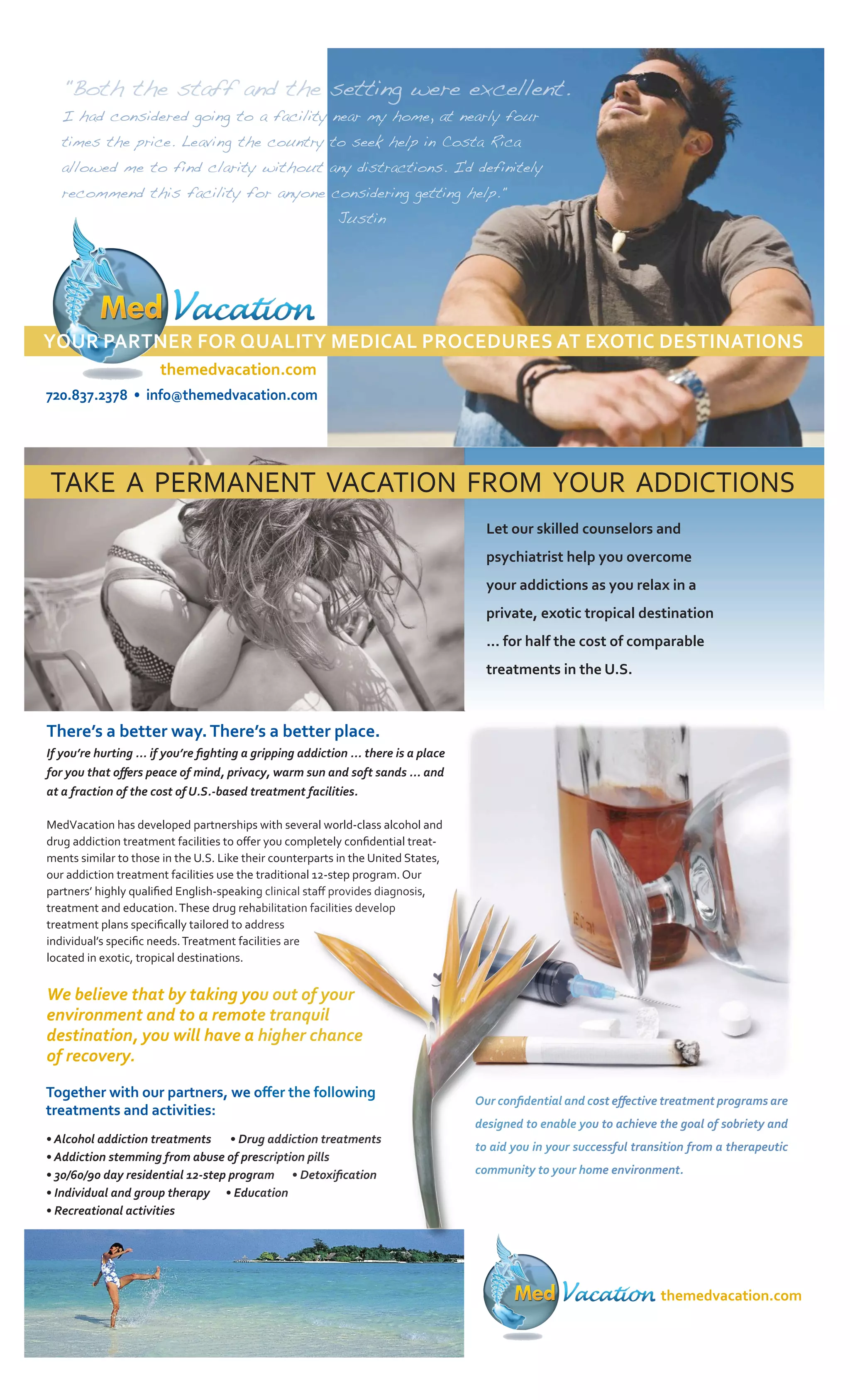 Addiction treatments brochure | PDF
