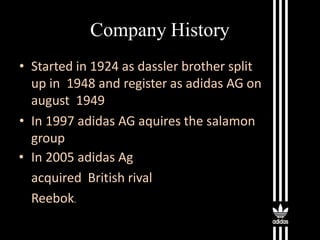 Adidas ppt final | PPT