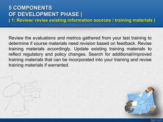 The A.D.D.I.E. of Developing a Strategic Training Roadmap | PPT