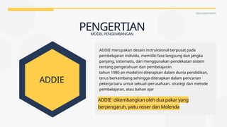 ADDIE - Research and Development Theory in Education | PPTX