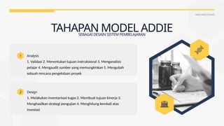 ADDIE - Research and Development Theory in Education | PPTX