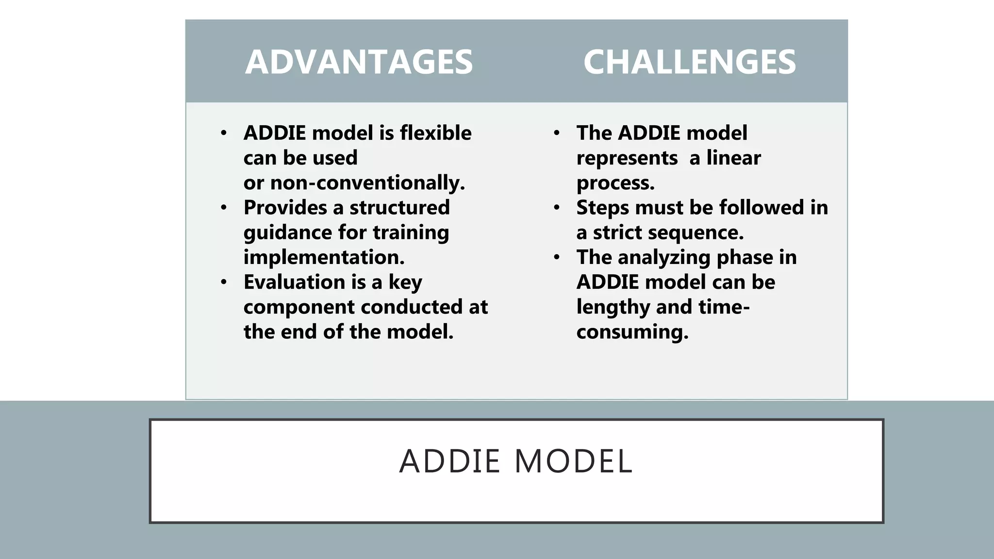 ADDIE Model + Dick and Carey Model | PPTX