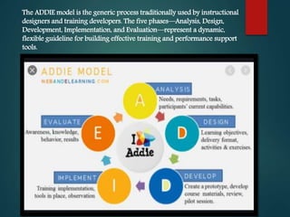 Compare and Contrast ADDIE Model to Dick and Carey Model | PPT