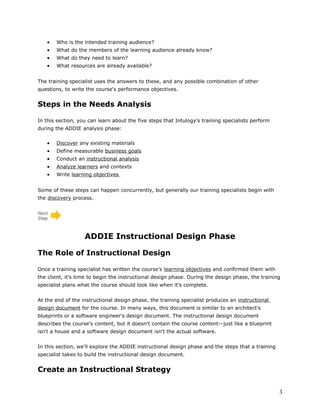 Addie instructional design model | DOC