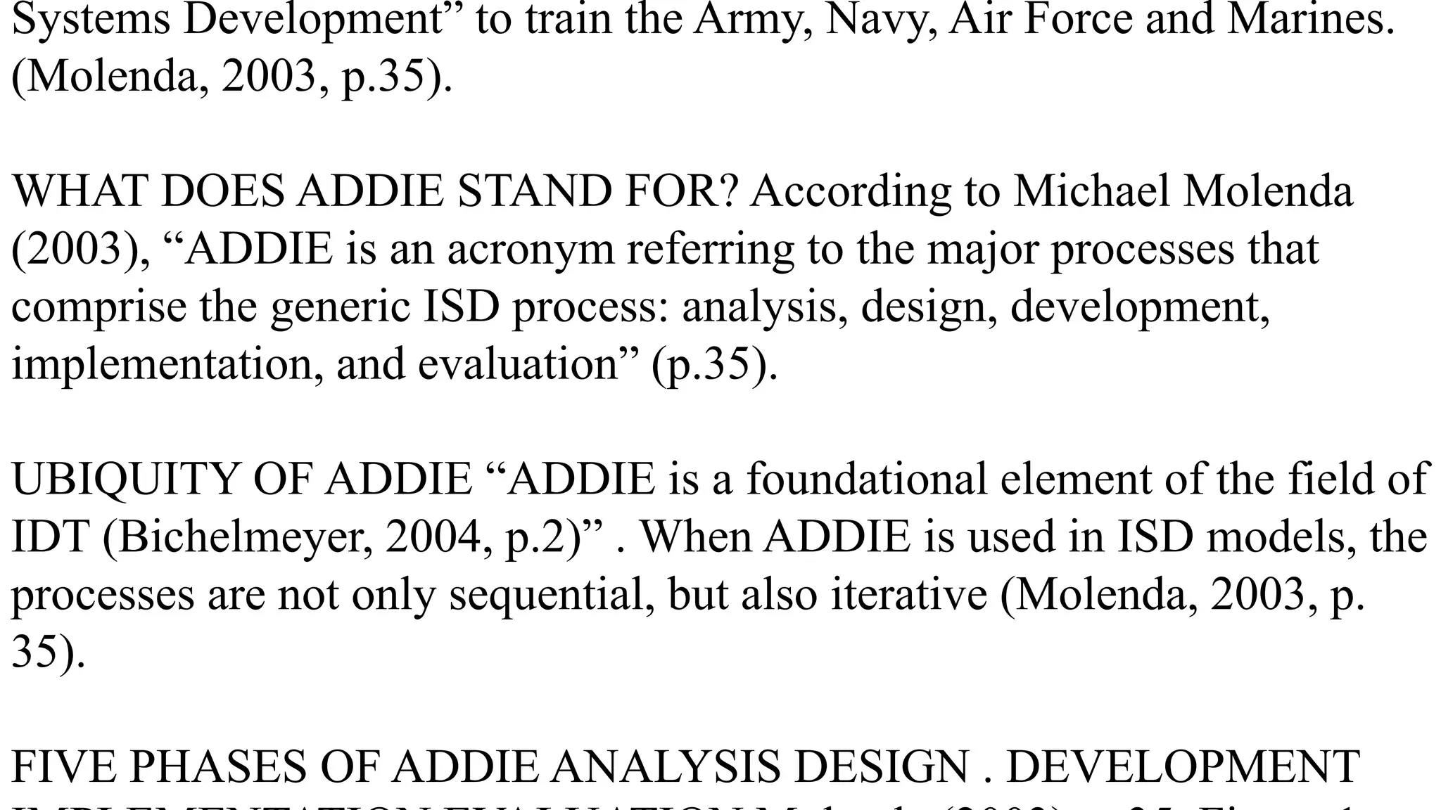 ADDIE MODEL for teaching and learning for teacher trainees | PPTX ...