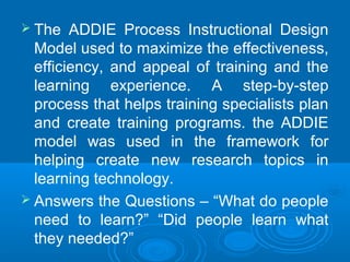 ADDIE Model | PPT