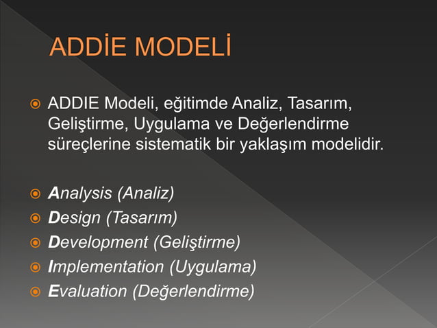 Addie modeli | PPT