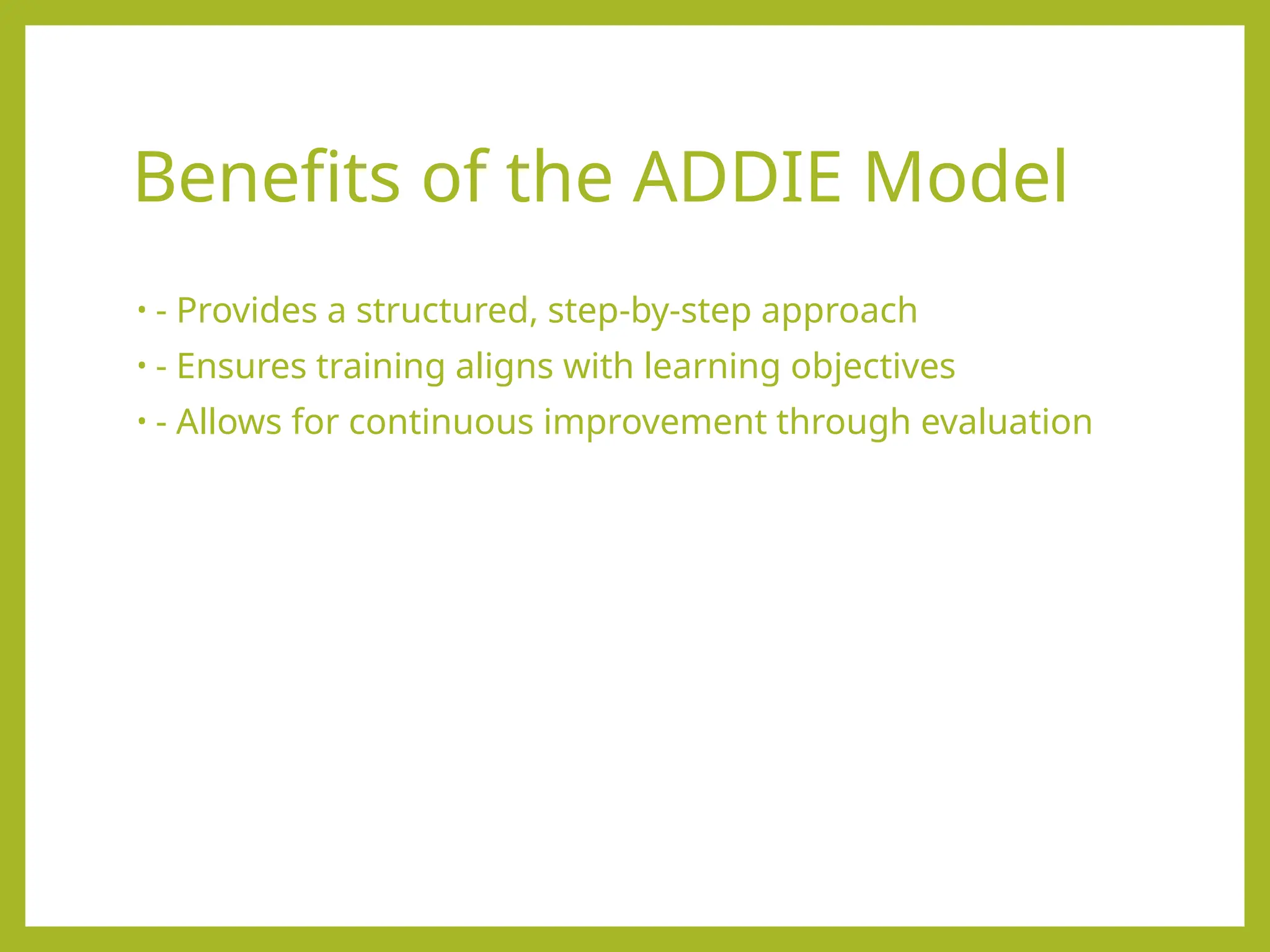 All_about_the_ADDIE_Model_Presentation.pptx | Education