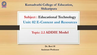 ADDIE Model | PPT