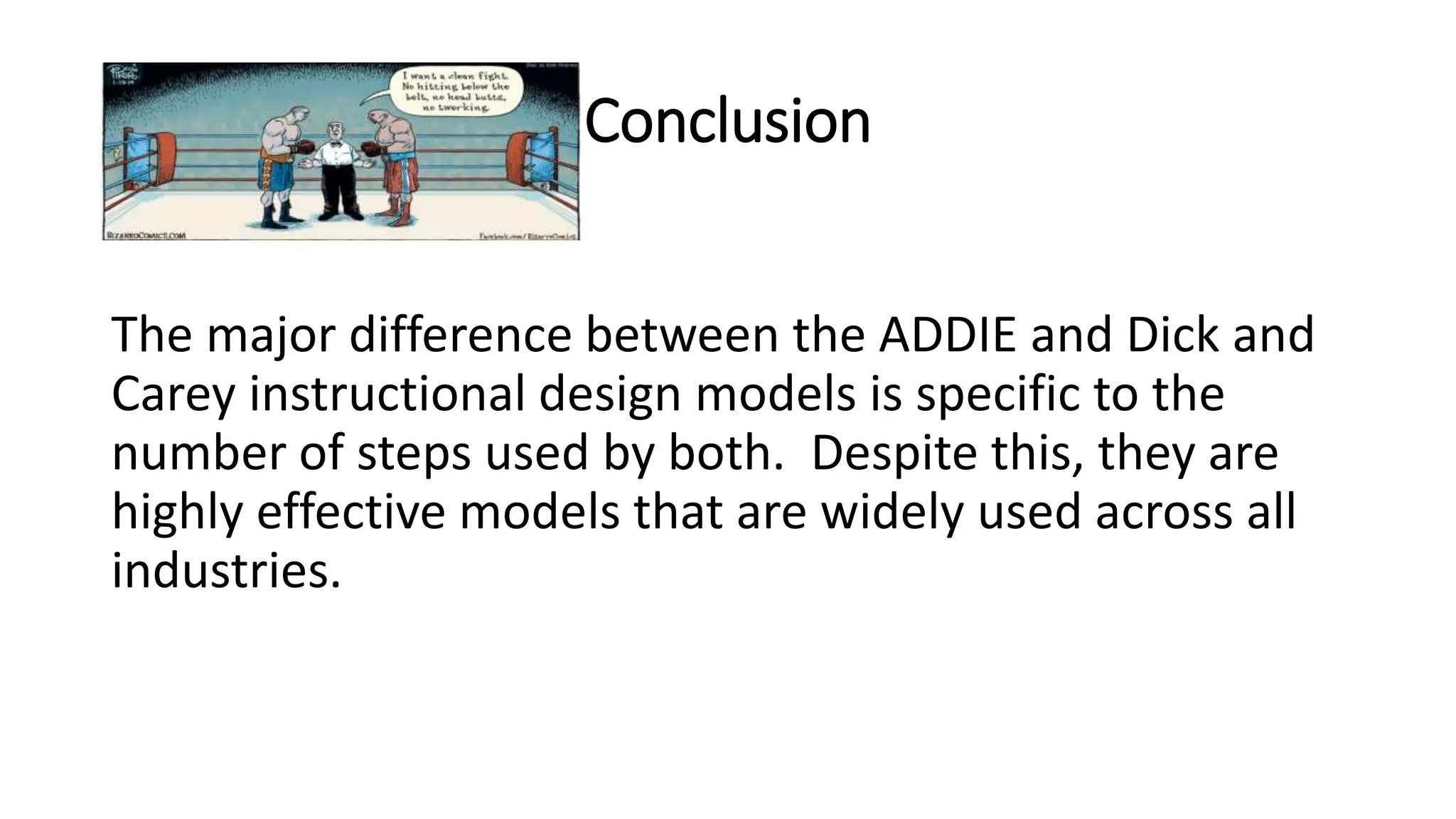 Addie vs dick and carey instructional design models | PPT